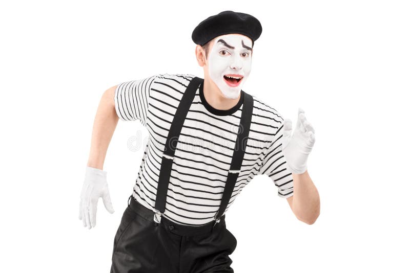 Mime Artist Running Stock Photos - Free & Royalty-Free Stock Photos ...