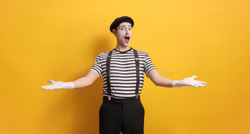Mime stock photo. Image of 3539, portrait, masquerade - 27574660
