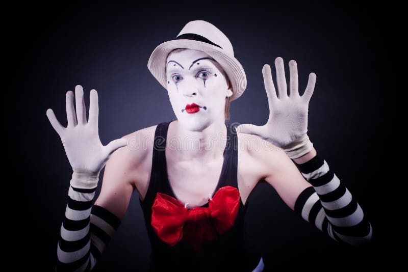 Mime stock photo. Image of 3539, portrait, masquerade - 27574660