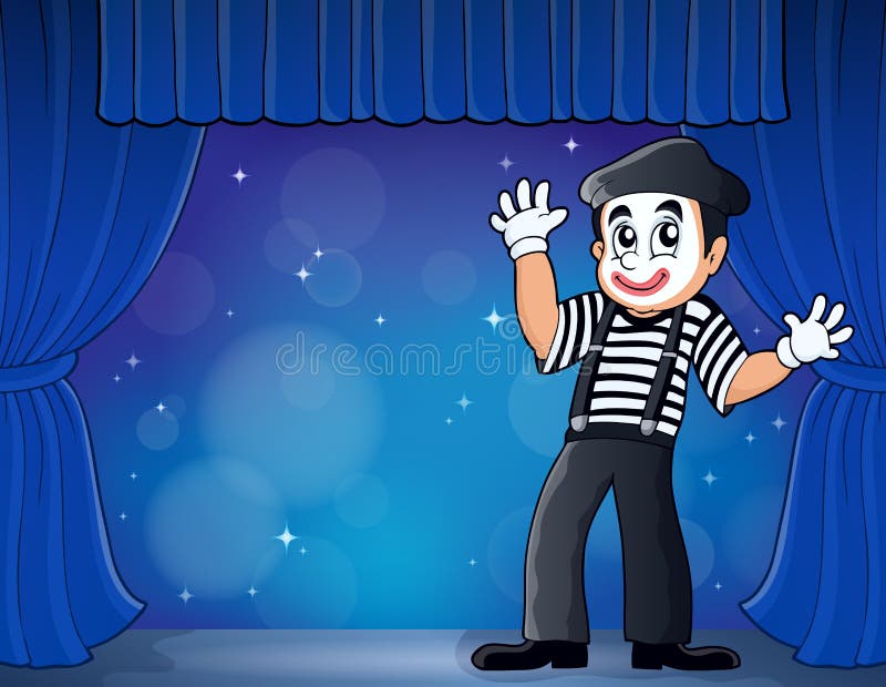 Mime theme image 3 stock vector. Illustration of design - 45750861