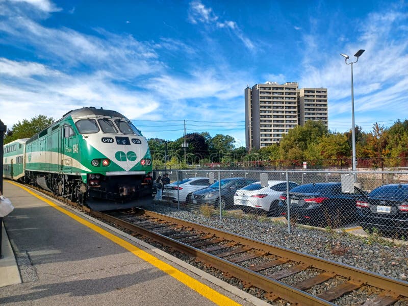 Mimico Go train station editorial photo. Image of highspeed - 371158031