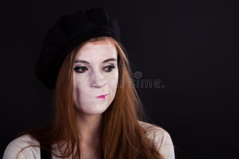 Mimo Girl Displeased immagine stock. Immagine di bufala - 67324721