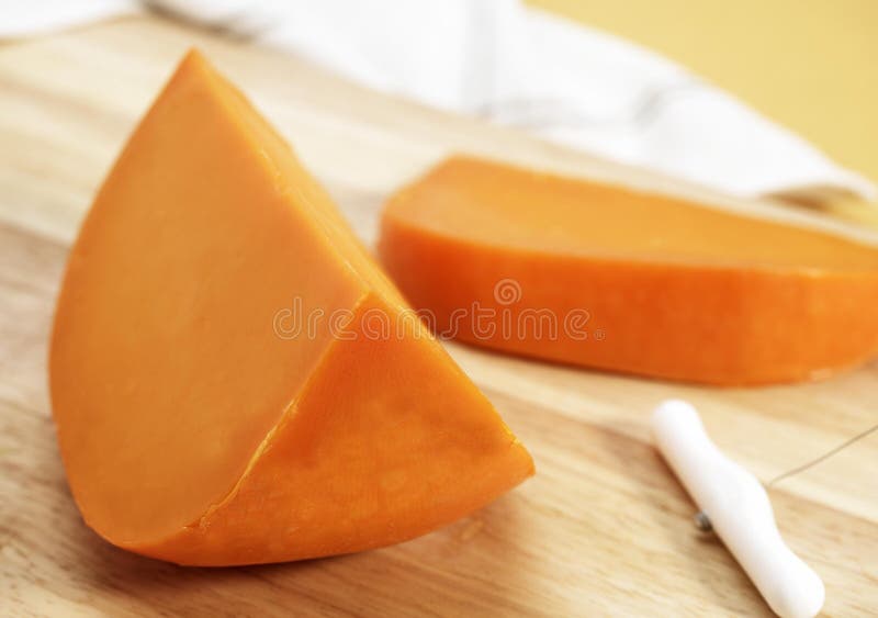 Mimolette, French Cheese Produced from Cow`s Milk Stock Photo - Image ...