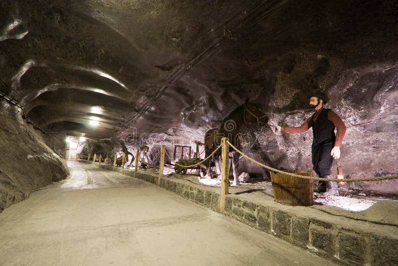 Mina de sal de Wieliczka imagen de archivo editorial. Imagen de krakow ...