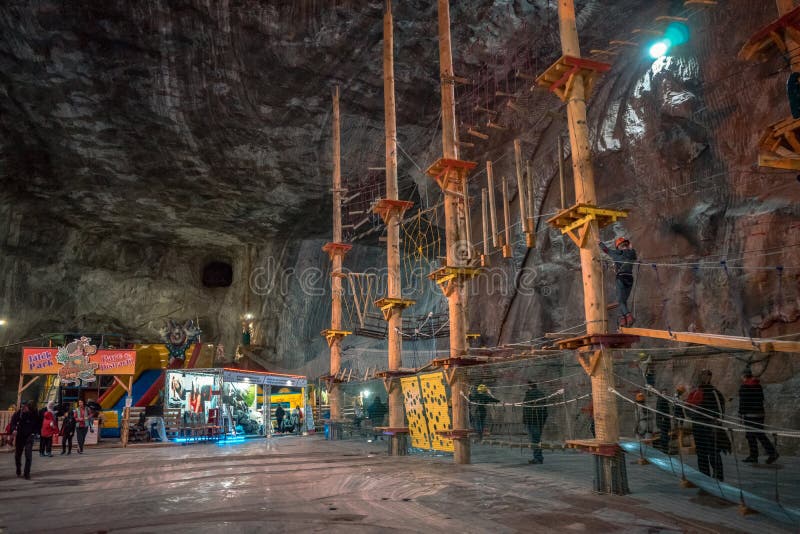 Mina De Sal De Praid De Transilvania Foto editorial - Imagen de clima ...