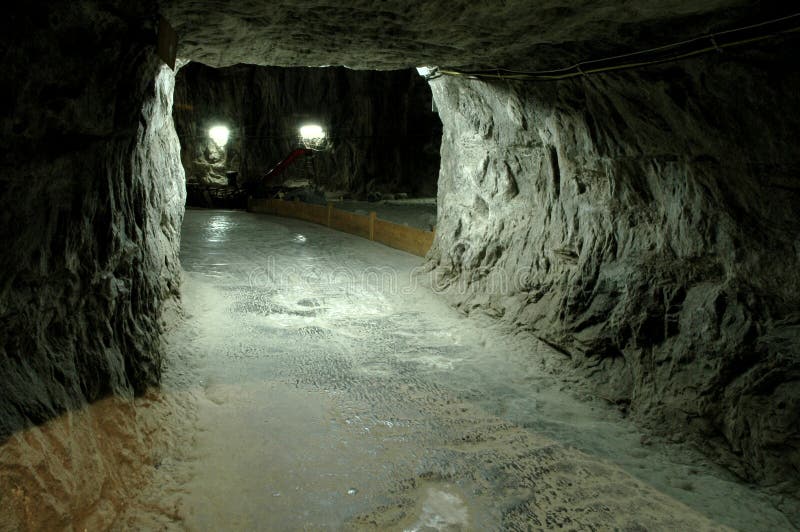 Mina De Sal Subterrânea De Praid, Romania Foto de Stock - Imagem de ...