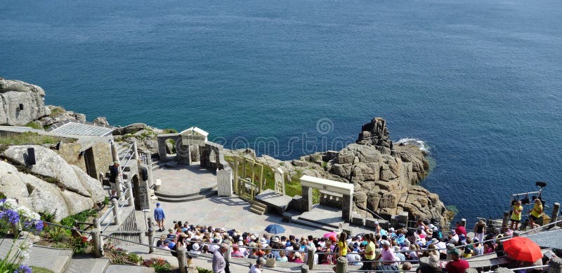 Minack Theatre - Cornwall stock image. Image of water - 49478087