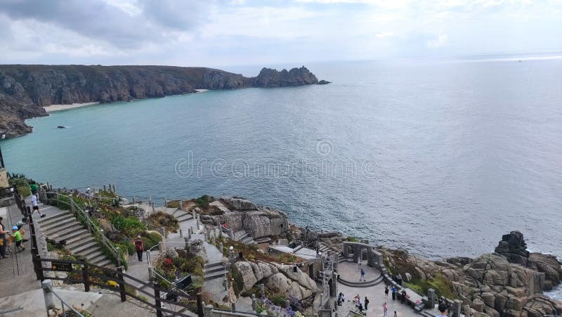 The Minack Theatre at Penzance, Cornwall, UK Stock Image - Image of ...