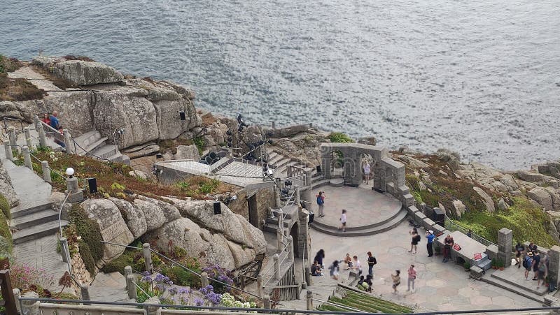 The Minack Theatre at Penzance, Cornwall, UK Editorial Photo - Image of ...