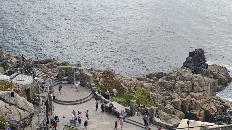 The Minack Theatre at Penzance, Cornwall, UK Editorial Photo - Image of ...