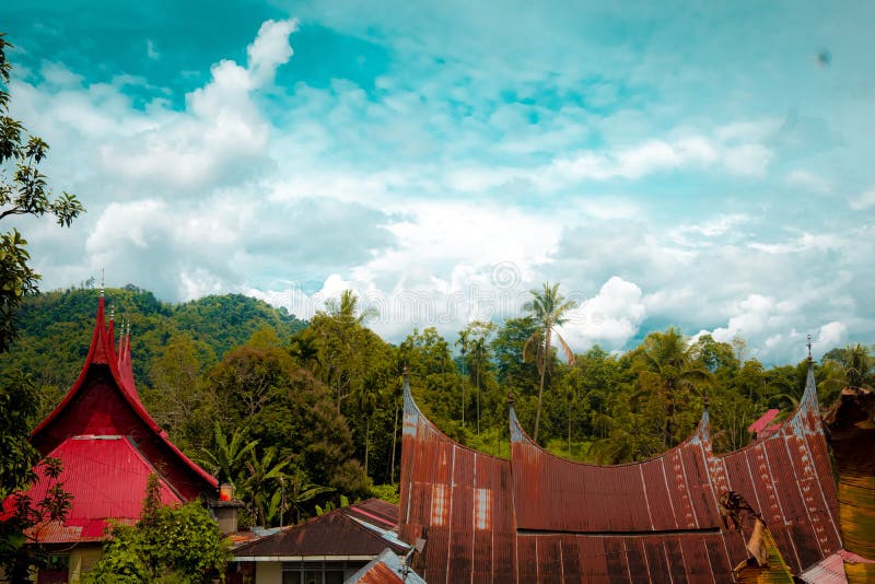 Minangkabau gadang house stock photo. Image of gads - 263298764