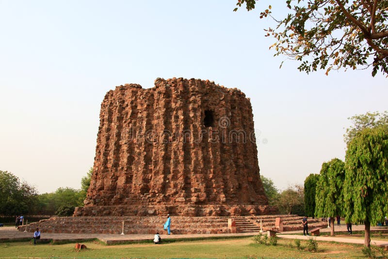 Alai Minar Khalji Przy Qutab Kompleksem - New Delhi, India Zdjęcie ...
