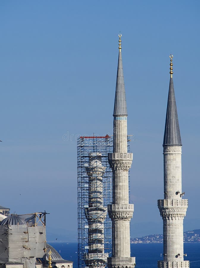 441 Blue Mosque Restoration Stock Photos - Free & Royalty-Free Stock ...