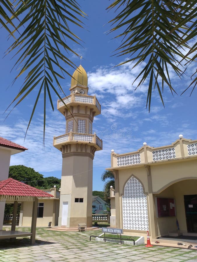 Minaret of Mosque in Kota Bharu Stock Photo - Image of blue, mosque ...