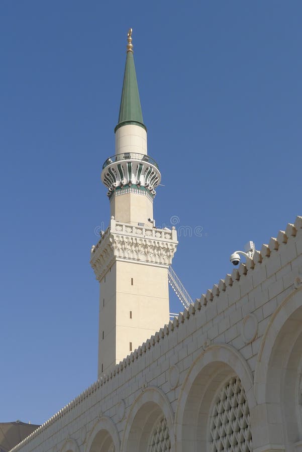 Minaret of Nabawi Mosque stock photo. Image of madinah - 22678292 Minaret of Nabawi Mosque stock photo. Image of madinah - 22678292