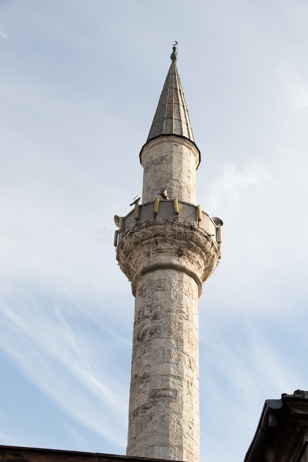 Minaret of Ottoman Mosques in View Stock Photo - Image of mosque ...