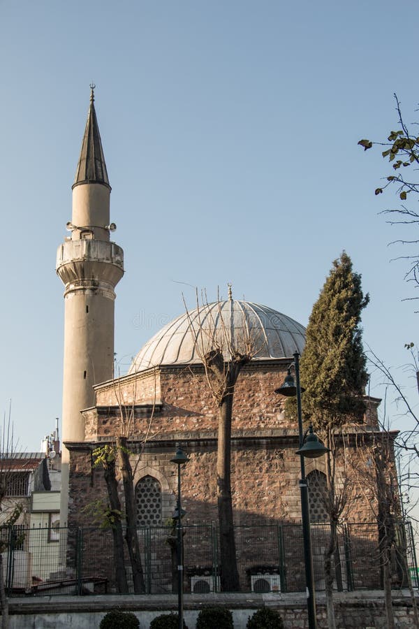 Minaret of Ottoman Mosques in View Stock Image - Image of istanbul ...