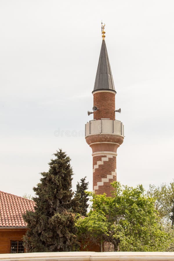 Minaret of Ottoman Mosques in View Stock Photo - Image of ottoman ...