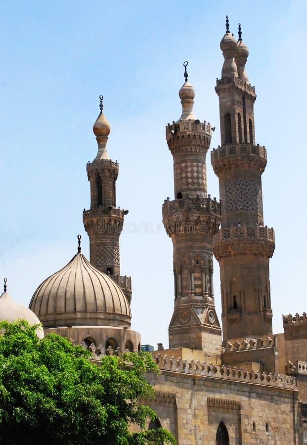 Minarets in cairo stock photo. Image of cairo, history - 132320836