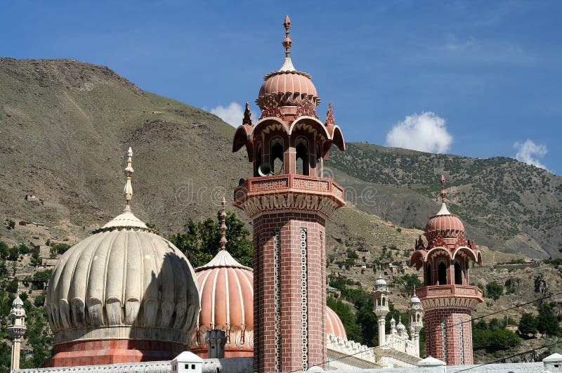 Minarets of a Chitral Mosque Stock Photo - Image of design, asian: 26208666