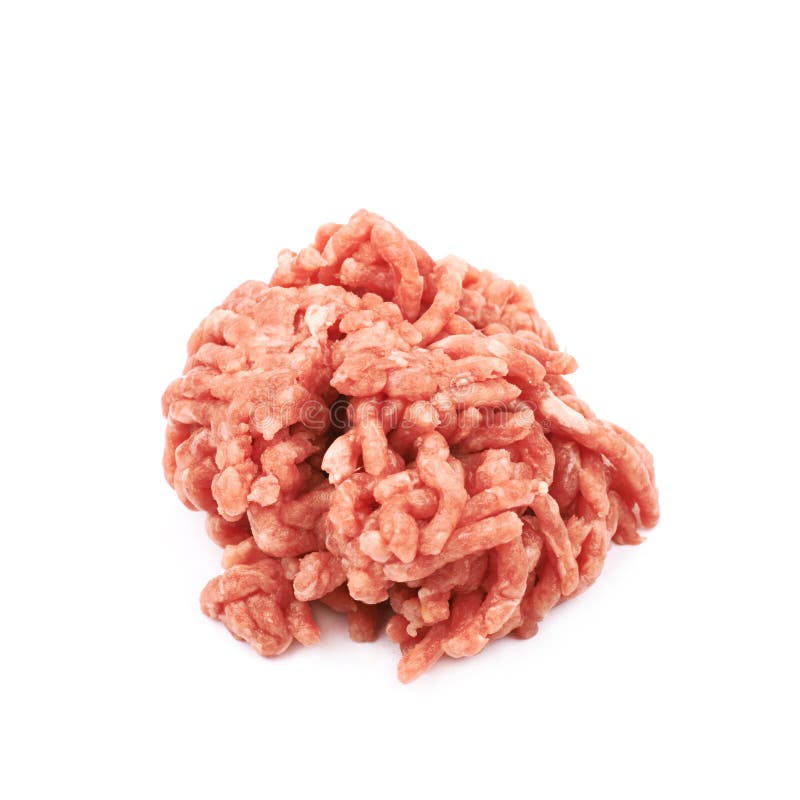 Minced beef meat isolated stock image. Image of beef - 120440607