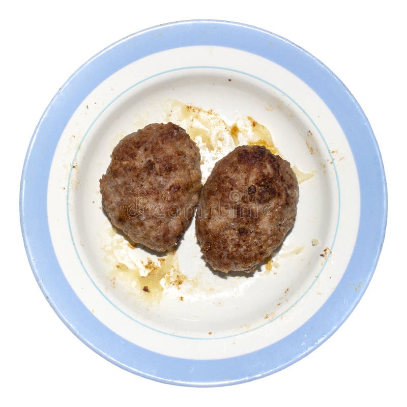Minced Beef Meat Patty.Beef Patty on a White Background Stock Image ...