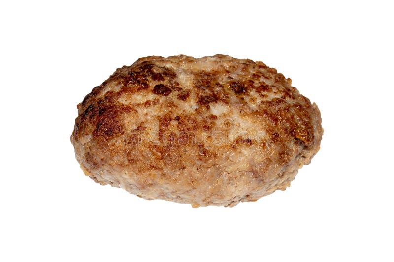 Minced Beef Meat Patty.Beef Patty on a White Background Stock Image ...