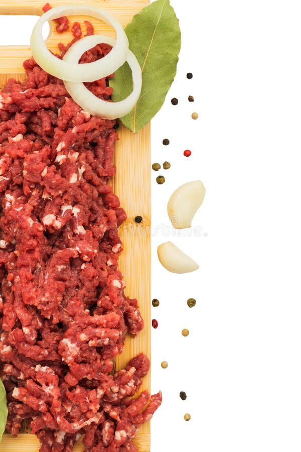 Minced beef stock photo. Image of ingredient, pink, veal - 127925276