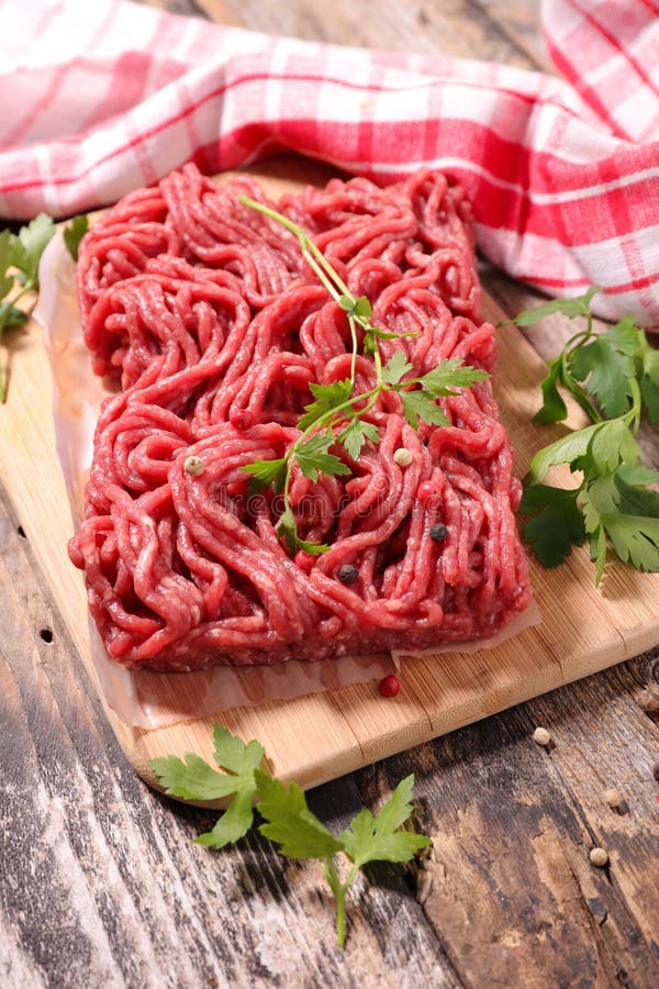 Minced beef stock image. Image of beef, butchery, cuisine - 85057899