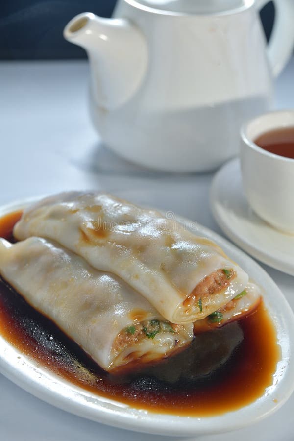 Beef rice roll stock photo. Image of steam, dish, sheet - 27011426