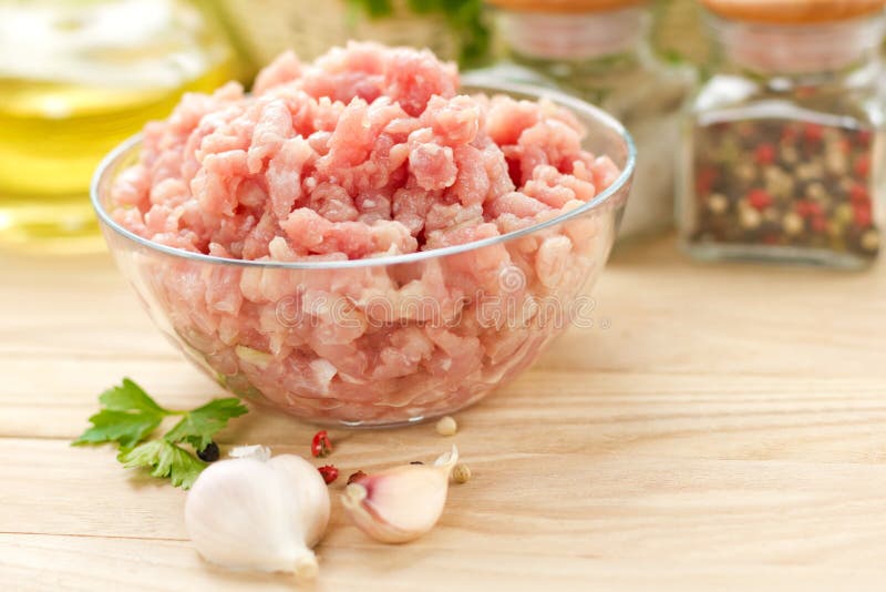 Minced meat stock image. Image of meal, nutrition, healthy - 27029511