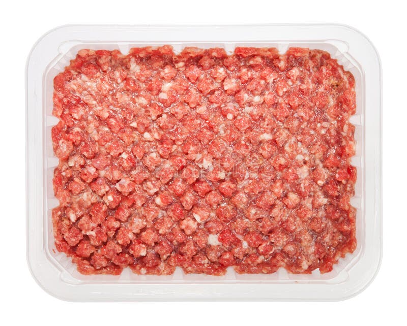 Minced meat stock image. Image of packing, muscle, nutrition - 91805511