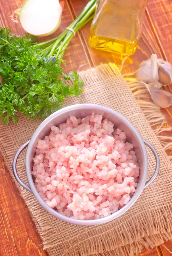 Raw Mince Meat stock photo. Image of restaurant, food - 22921090