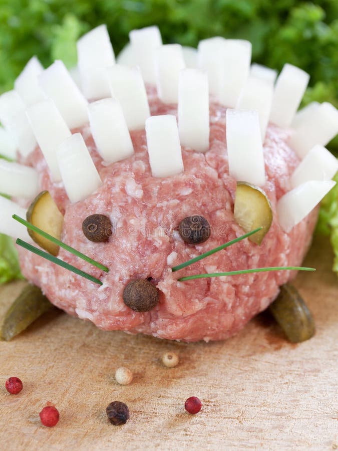 Hedgehog sausage stock image. Image of registration, meat - 14917933