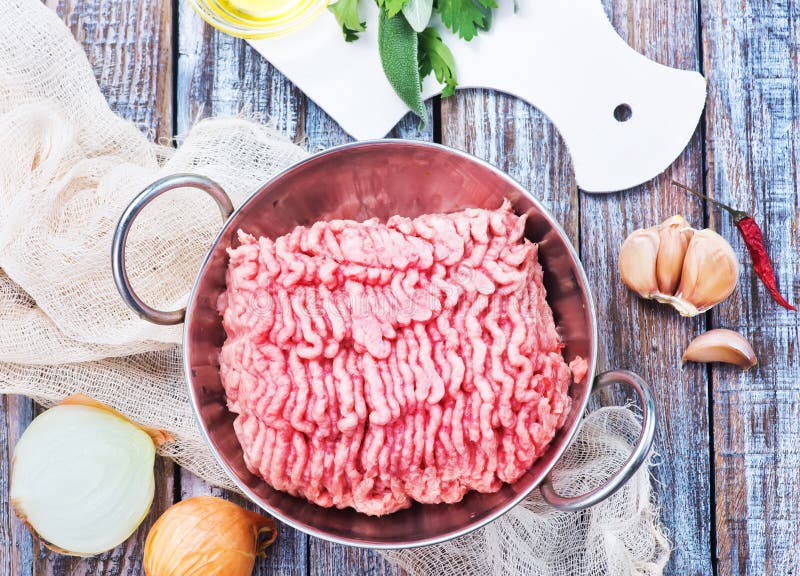 Minced meat stock photo. Image of american, meat, forcemeat - 79709948