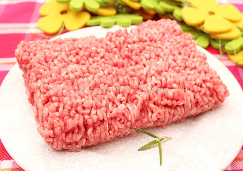 Minced Meat stock image. Image of block, snack, beef - 67807463