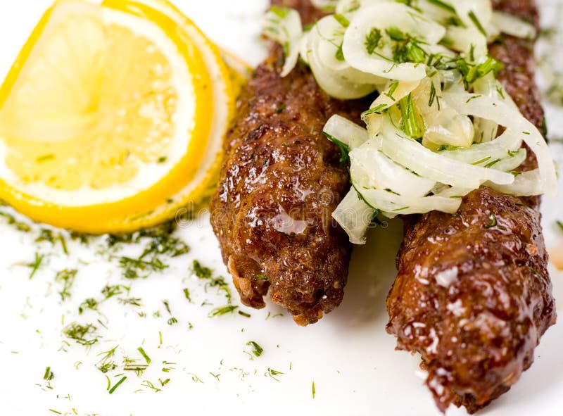 Minced mutton chops, macro stock image. Image of mutton - 16494555