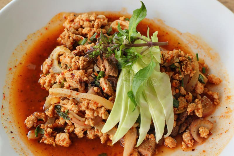 Minced pork stock photo. Image of salad, minced, dinner - 30498942