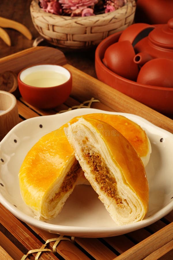 Minced Pork & Haricot Beans Cake Stock Photo - Image of dessert, bake ...