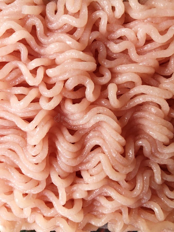 Minced Poultry in the Package Close Up Stock Image - Image of fillet ...