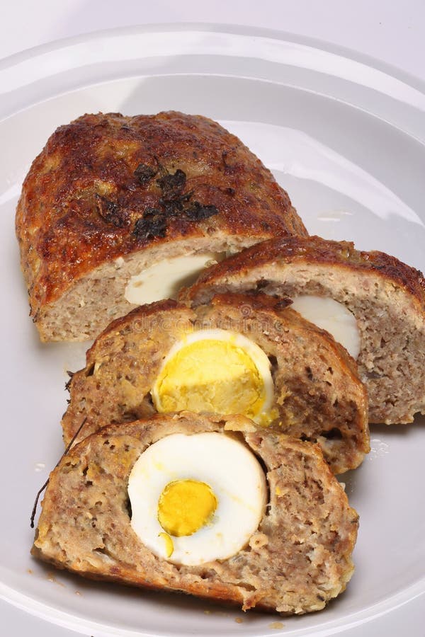 Easter Meatloaf stock photo. Image of center, close, boiled - 24248226