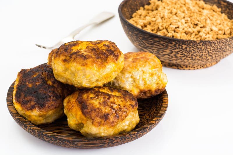 Minced Soy Cutlets stock image. Image of bean, healthy - 80823875