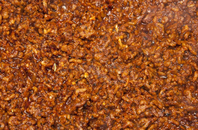 Minced spicy meat texture stock image. Image of texture - 47163673