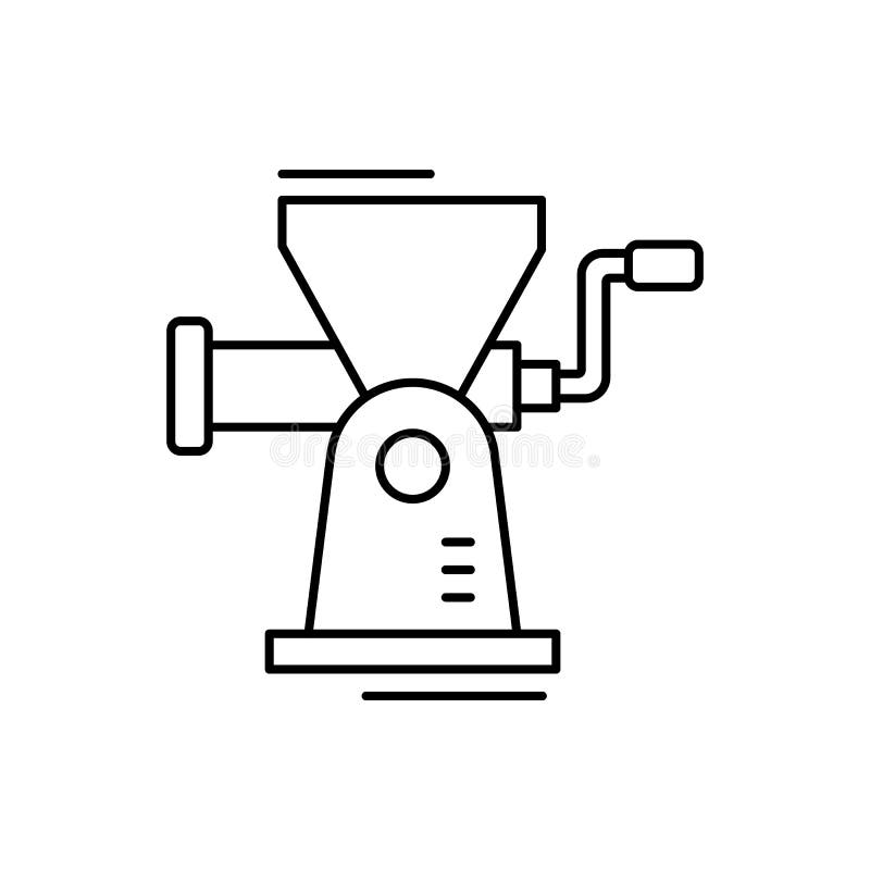 Mincer Icon. Simple Line, Outline Vector Elements of Kitchen Object for ...