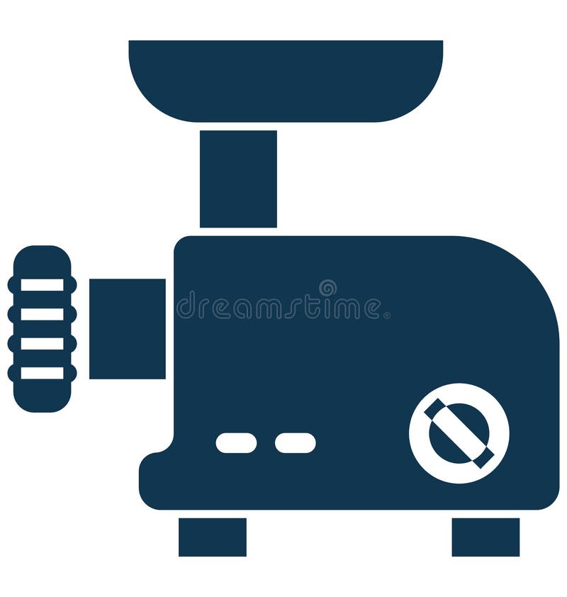 Mincer Machine Isolated Vector Icon Which Can Be Easily Modified or ...