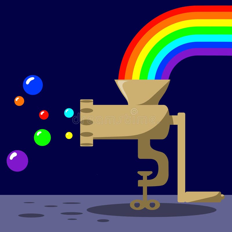 Mincer Rainbow Stock Illustrations – 8 Mincer Rainbow Stock ...