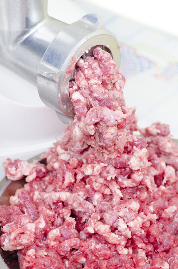 Mincing Machine stock image. Image of closeup, culinary - 28392077