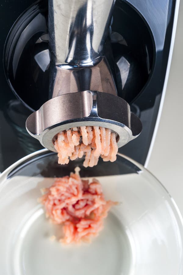 Mincing machine and meat stock photo. Image of forcemeat - 91168600