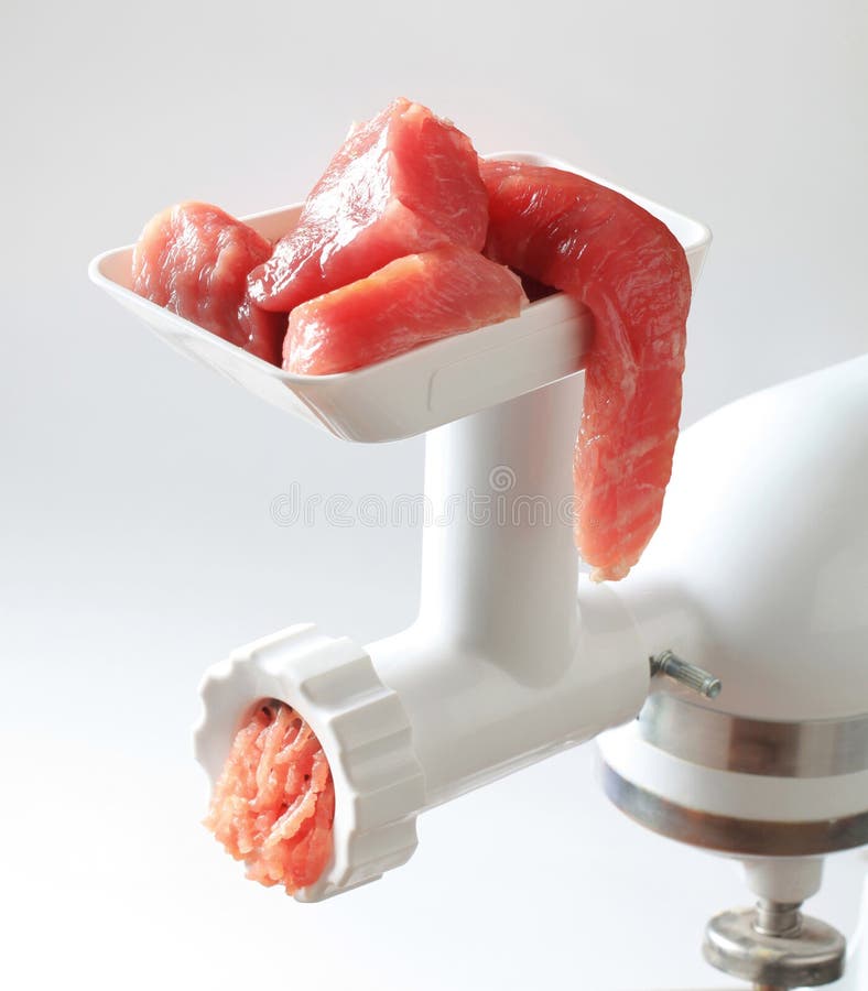 Mincing meat stock image. Image of fresh, mincer, pork - 22623907