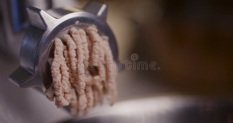 Mincing Meat Preparing Meat and Pate Dishes Stock Footage - Video of ...